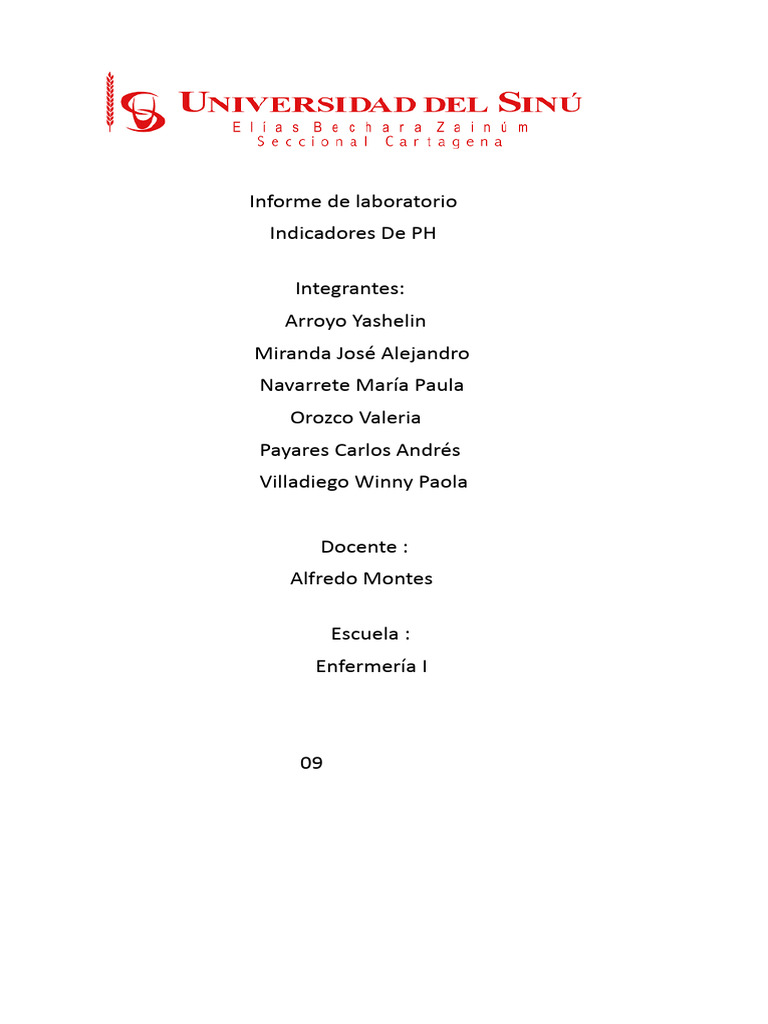 Informe de Laboratorio Alfredo PH | PDF | Ácido | Ácido clorhídrico