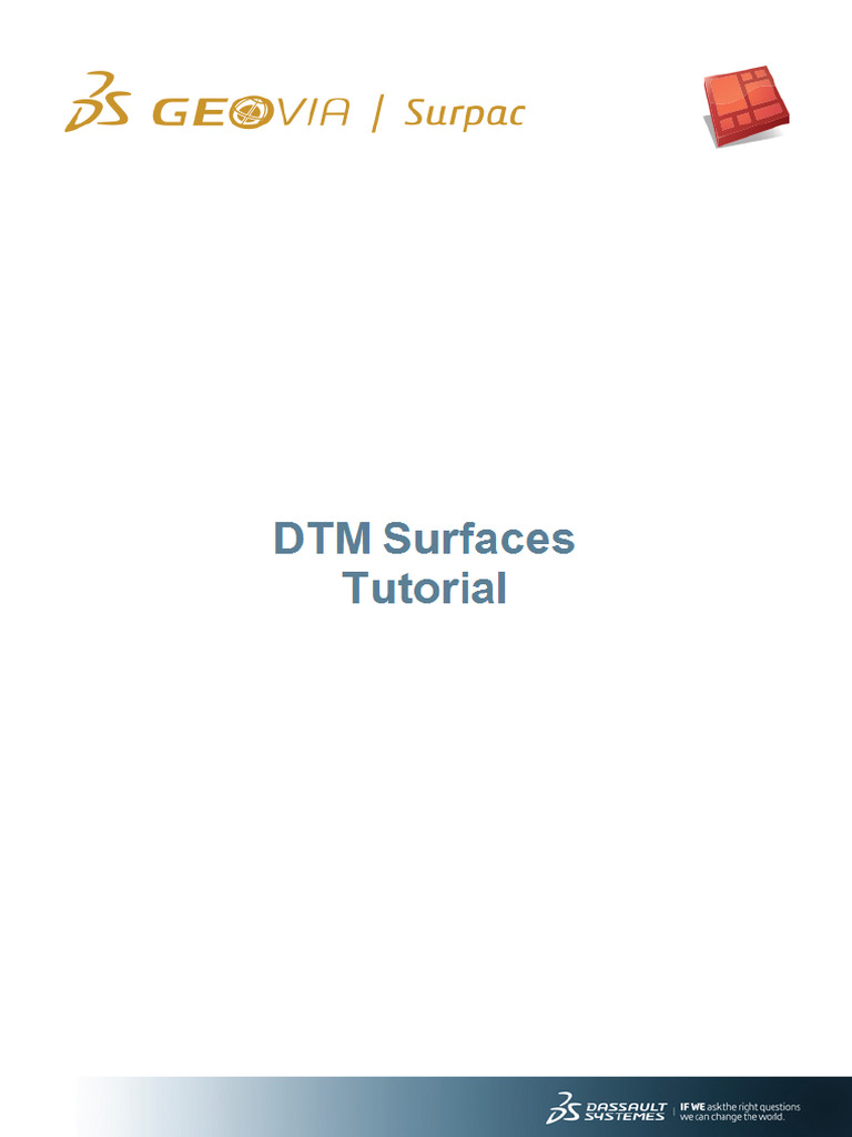 Dtm Surfaces Pdf Directory Computing Computer File