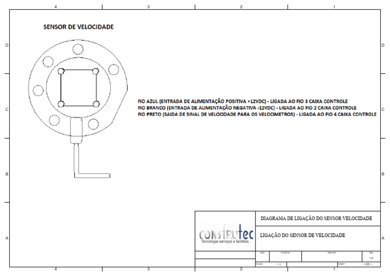 Diagrama Ligacao Sensor Velocidade | PDF