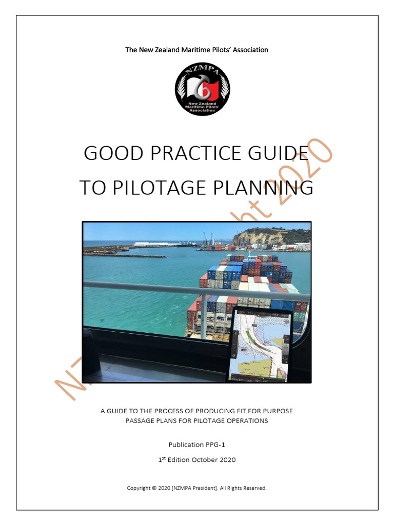 Good Practice Guide To Pilotage Planning | PDF | Maritime Pilot | Tugboat