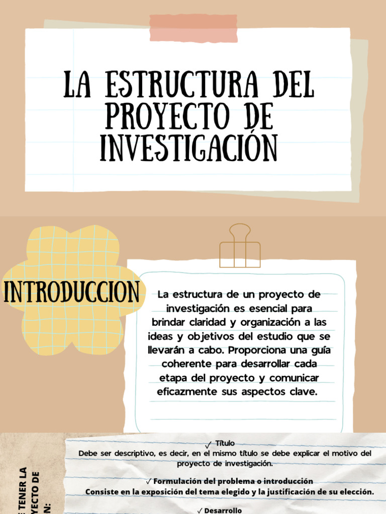Estructura de Proyectos de Investigación | PDF | Science