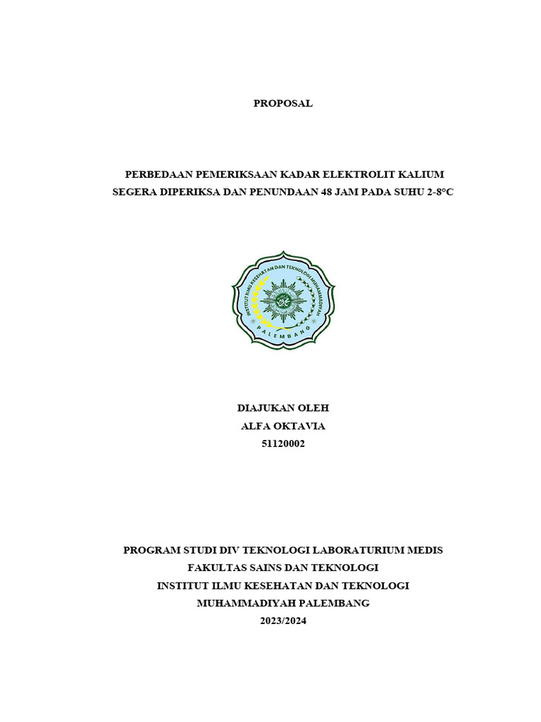 BAB 1 PROPOSAL Alfa | PDF