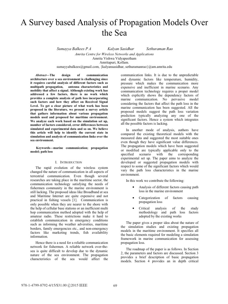 Balkeespa 2015 | PDF | Radio Propagation | Wireless