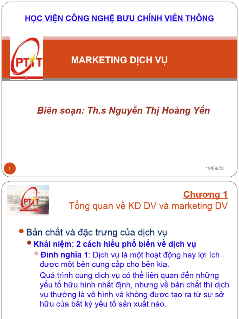 Marketing Dich Vu | PDF