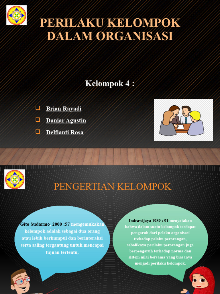 Kelompok 4 - Perilaku Kelompok Dalam Organisasi (Final) | PDF