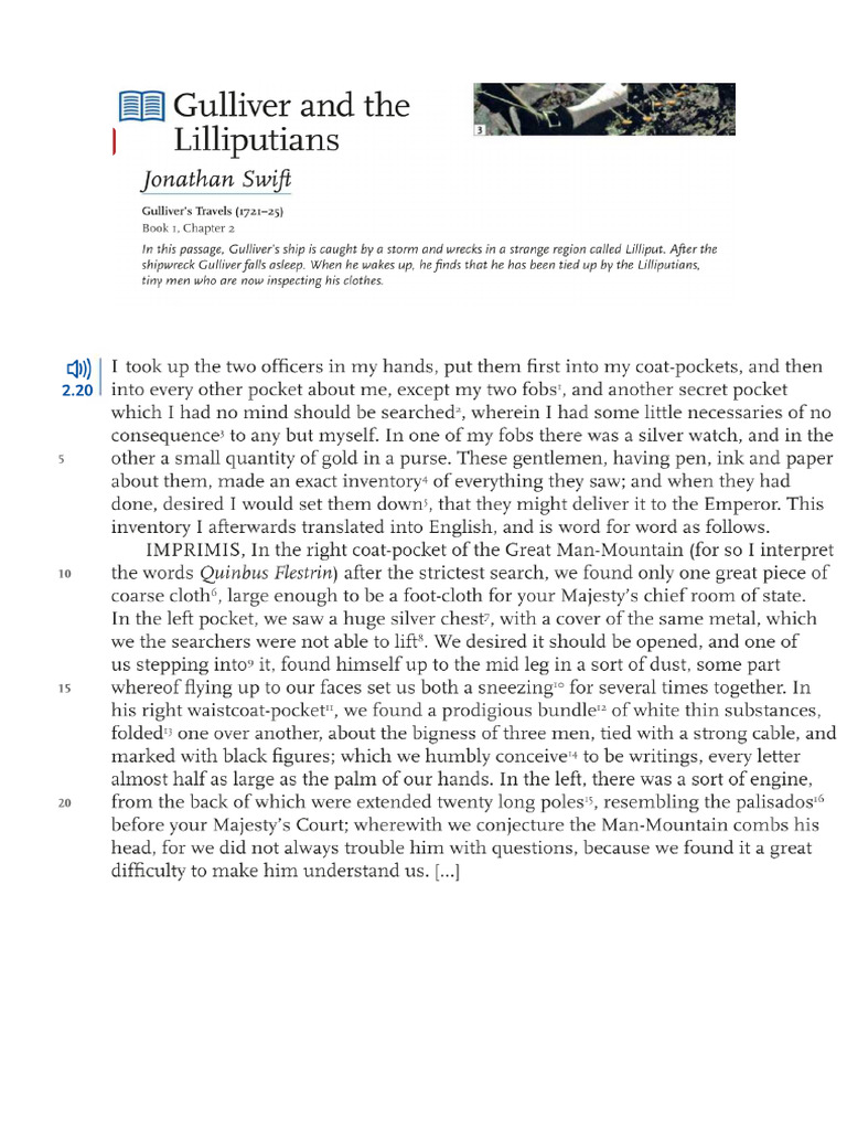 Gulliver & The Lilliputians | PDF
