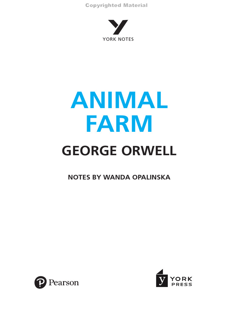 York Notes Gcse Study Guide Animal Farm | PDF