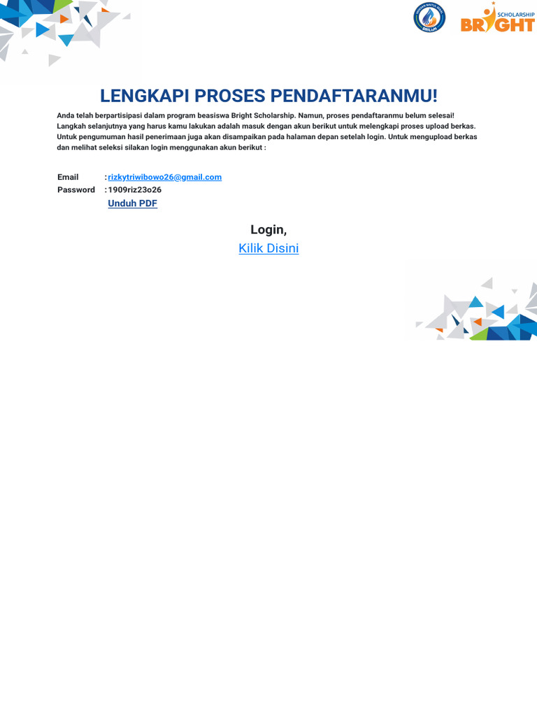 Informasi Akun - YBM BRILiaN | PDF