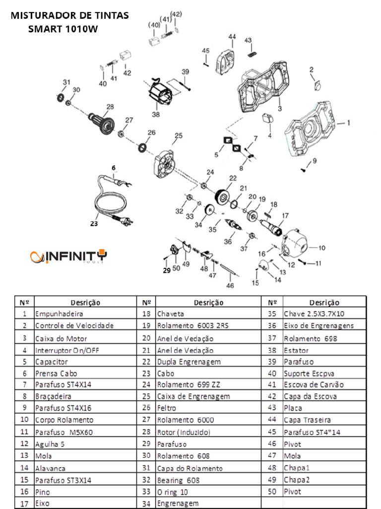 Vista Explodida MT-1010 | PDF