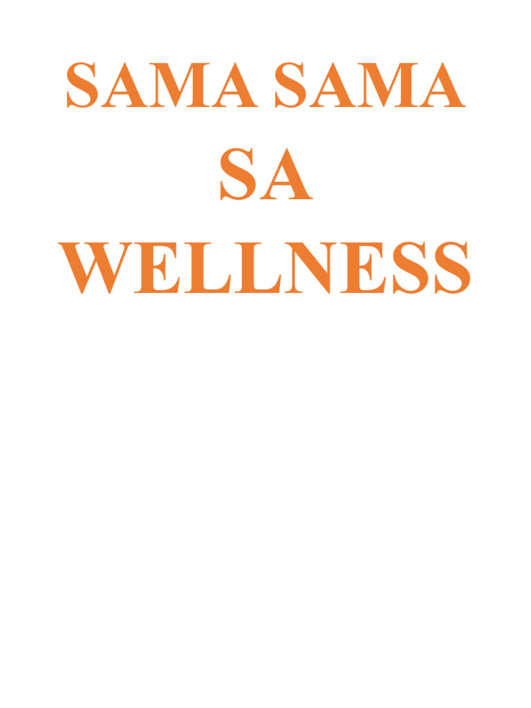 Sama Sama Sa Wellness | PDF