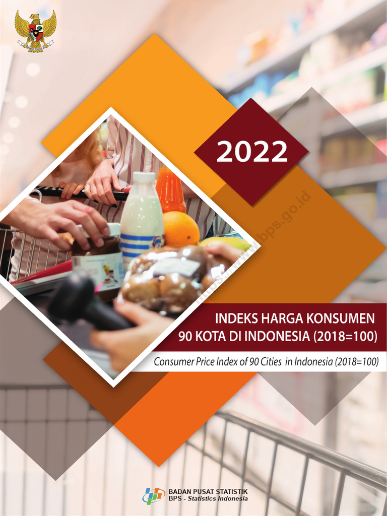 Indeks Harga Konsumen 90 Kota Di Indonesia 2022 (2018 100) | PDF