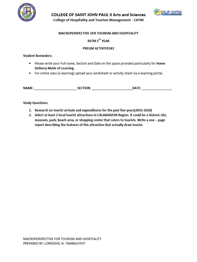 67637-Prelim Activity#2 Study Questions | PDF | Business | Science ...