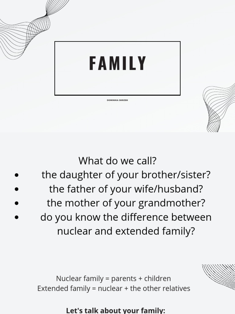 Family (A2) | PDF