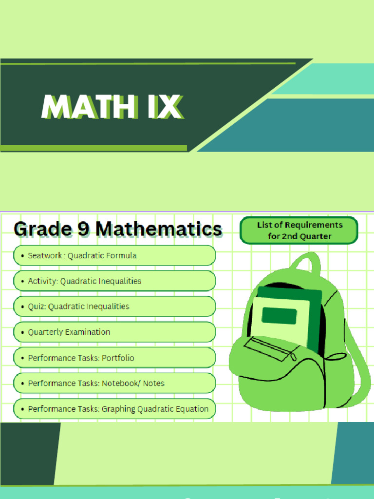 g9 System of Quadratic Equation. | Download Free PDF | Equations ...