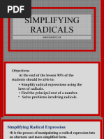 Law of Radical | PDF | Mathematics