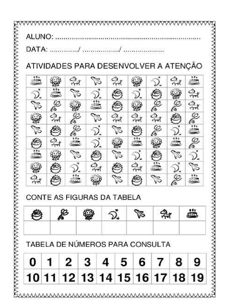 Atividade - Atenção Concentrada | PDF Atividade - Atenção Concentrada | PDF