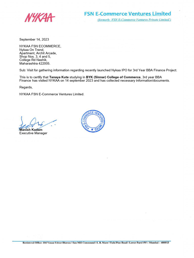 Tanaya Certificate Final | PDF