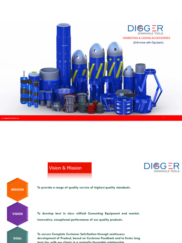 Digger Downhole Tools - Cementing, Casing and Bridge Plugs | PDF | Pipe ...