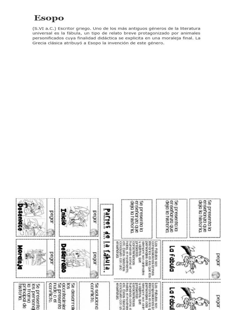 La Hormiga y El Saltamontes | PDF