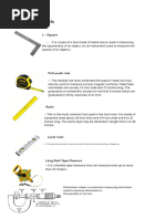 Carpentry Tools and Equipment | PDF | Industrial Processes | Wood