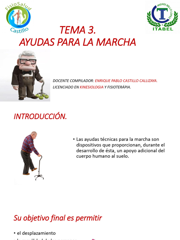 Tema 3. Ayudas para La Marcha - 113749 - 061957 | PDF | Invalidez | Codo