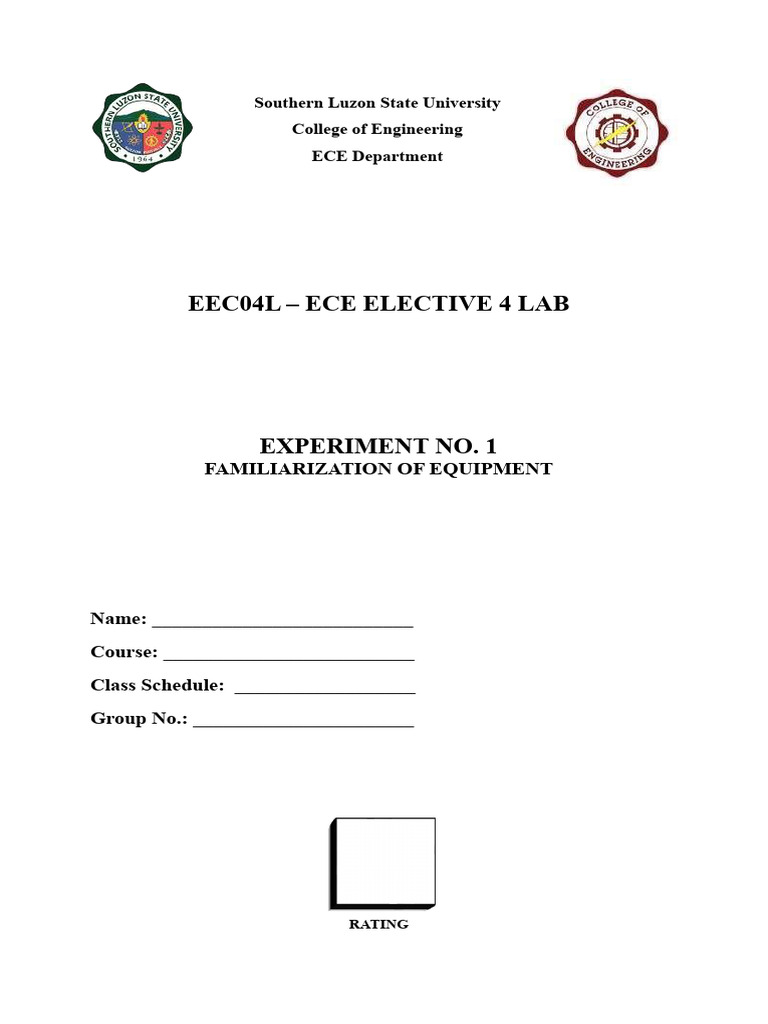 Elective 4 Lab Front Page | PDF