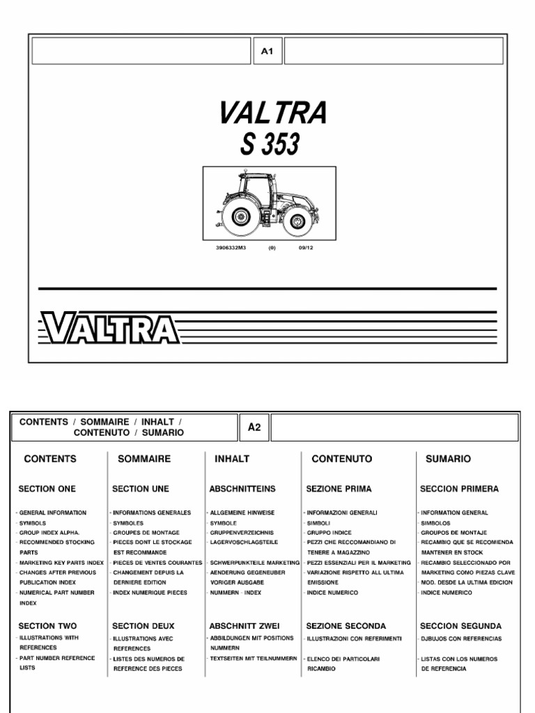 Valtra S353 | PDF | Steering | Axle