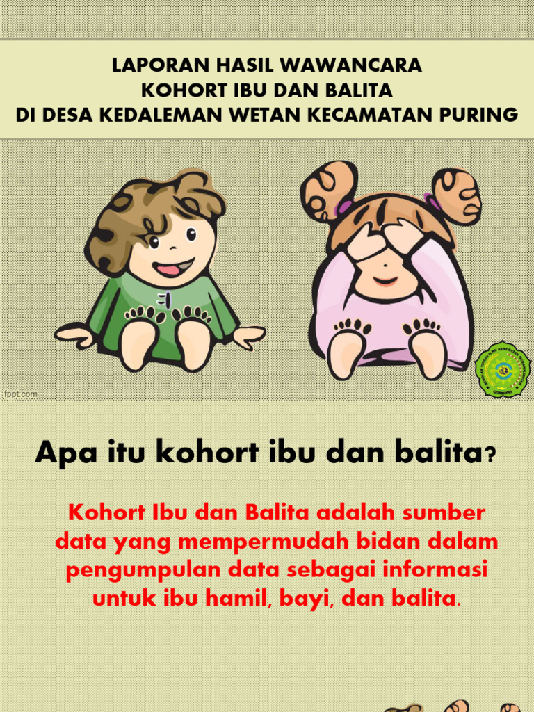 Kohort Ibu Balita | PDF
