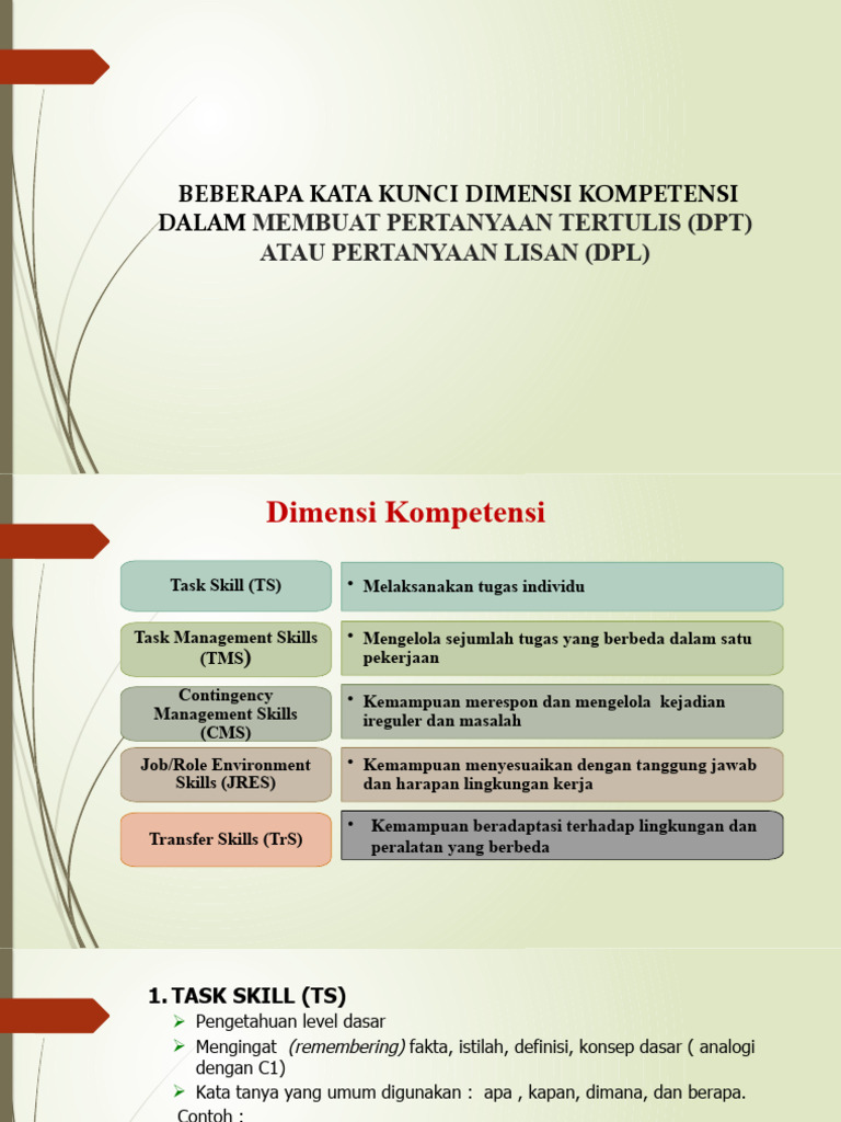 Contoh Dimensi Muk Rev New_2(1) | PDF