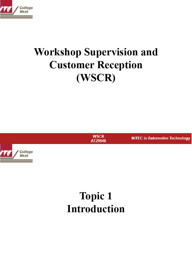 WSCR Notes | PDF | Leadership | Car