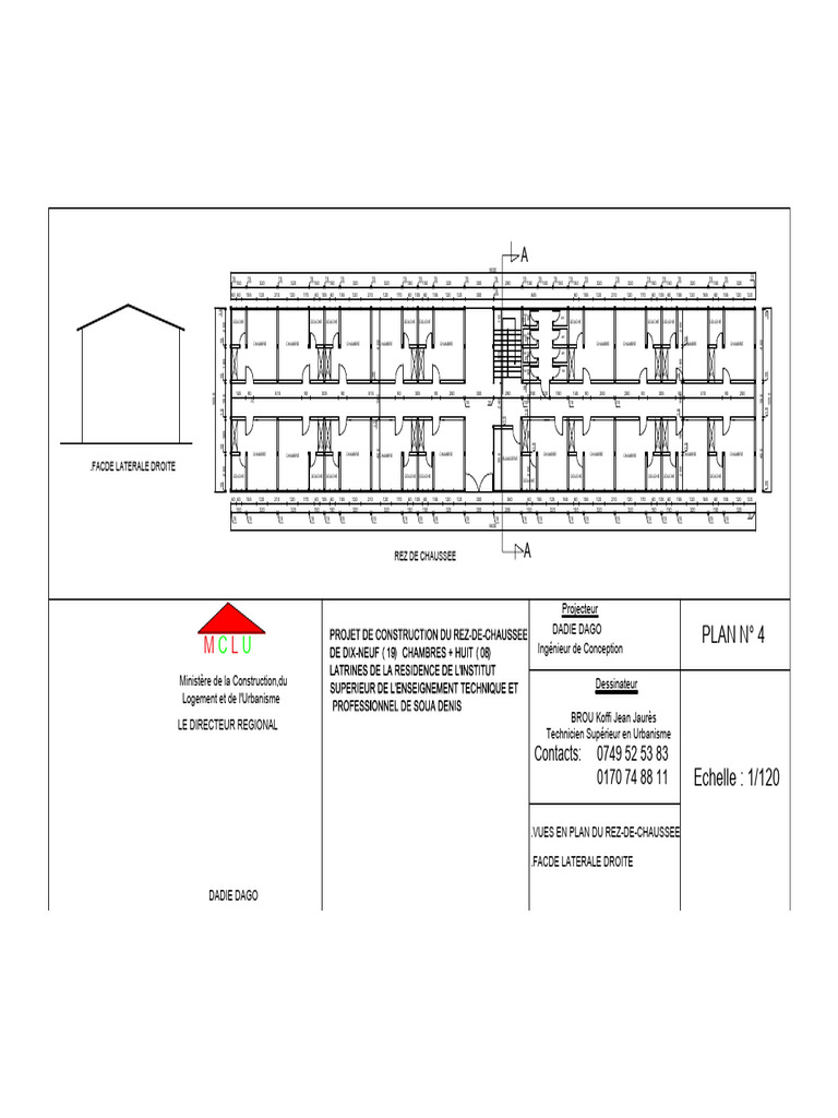 Vue en Plan Du RDC | PDF