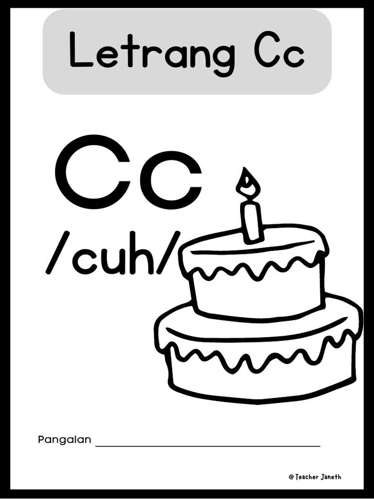 Letrang CC Kindergarten Worksheets | PDF