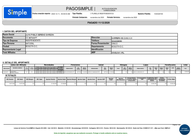 Planilla Simple Paga Tu Planilla Simple Con Daviplata, En Segundos.