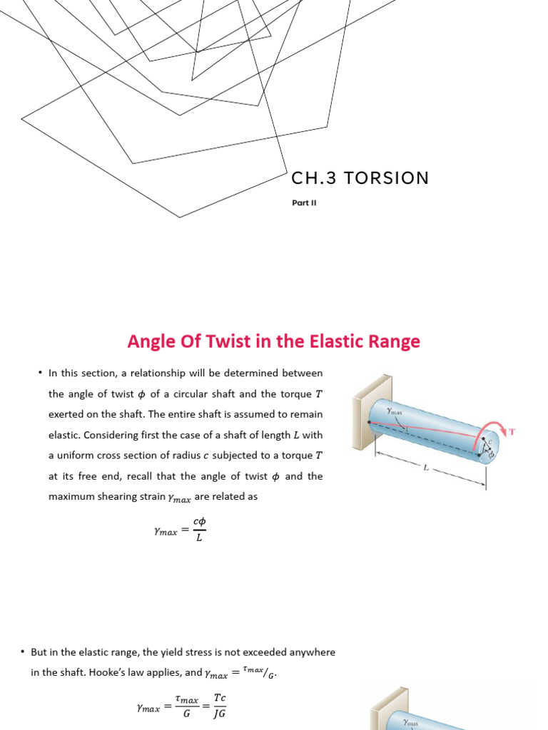 Torsion Part 2 Pdf Stress Mechanics Torque