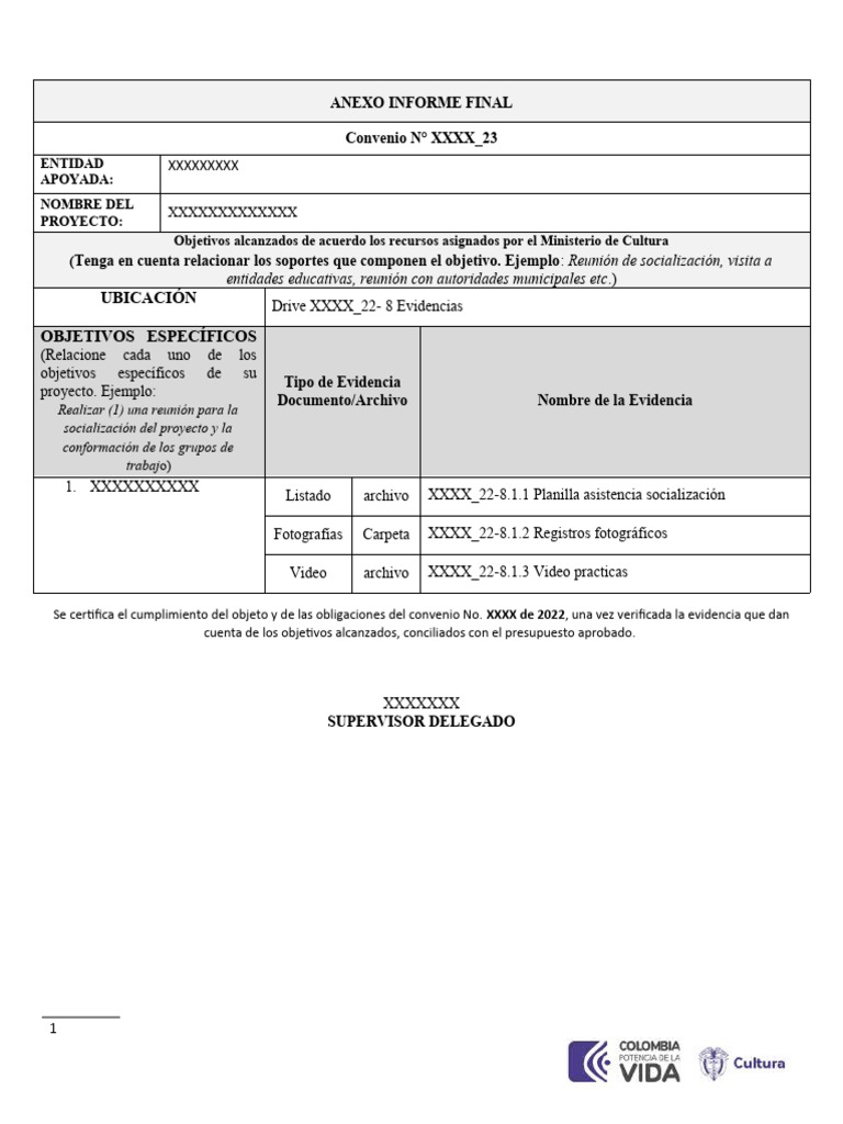Anexo Informe Final | PDF