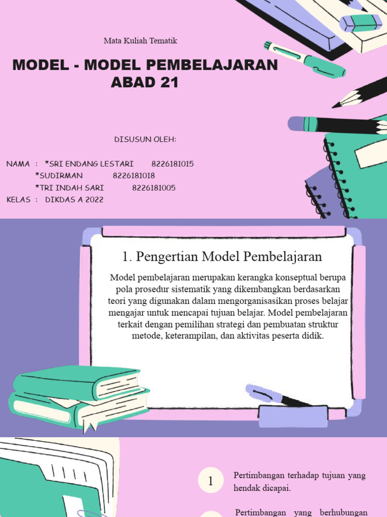 Kel. 2 Model Pembelajaran Abad 21 | PDF