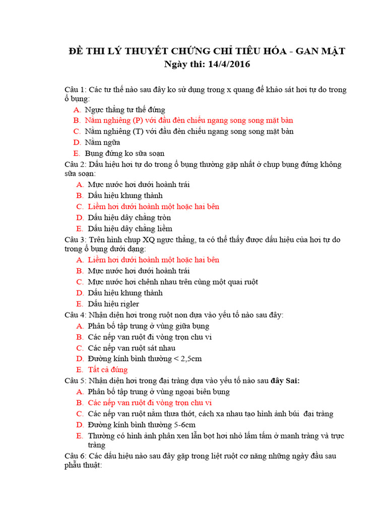 Tiêu Hóa 2016 | PDF