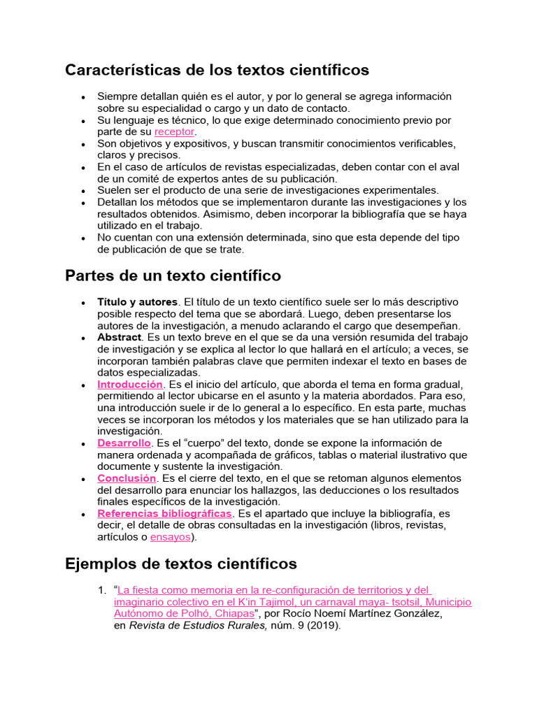 Textos Cientificos | PDF | Sumario abstracto)