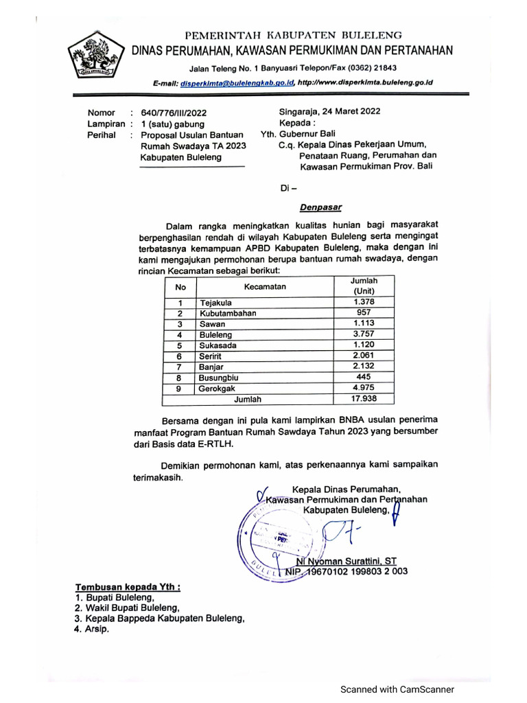 Proposal BKK Provinsi | PDF