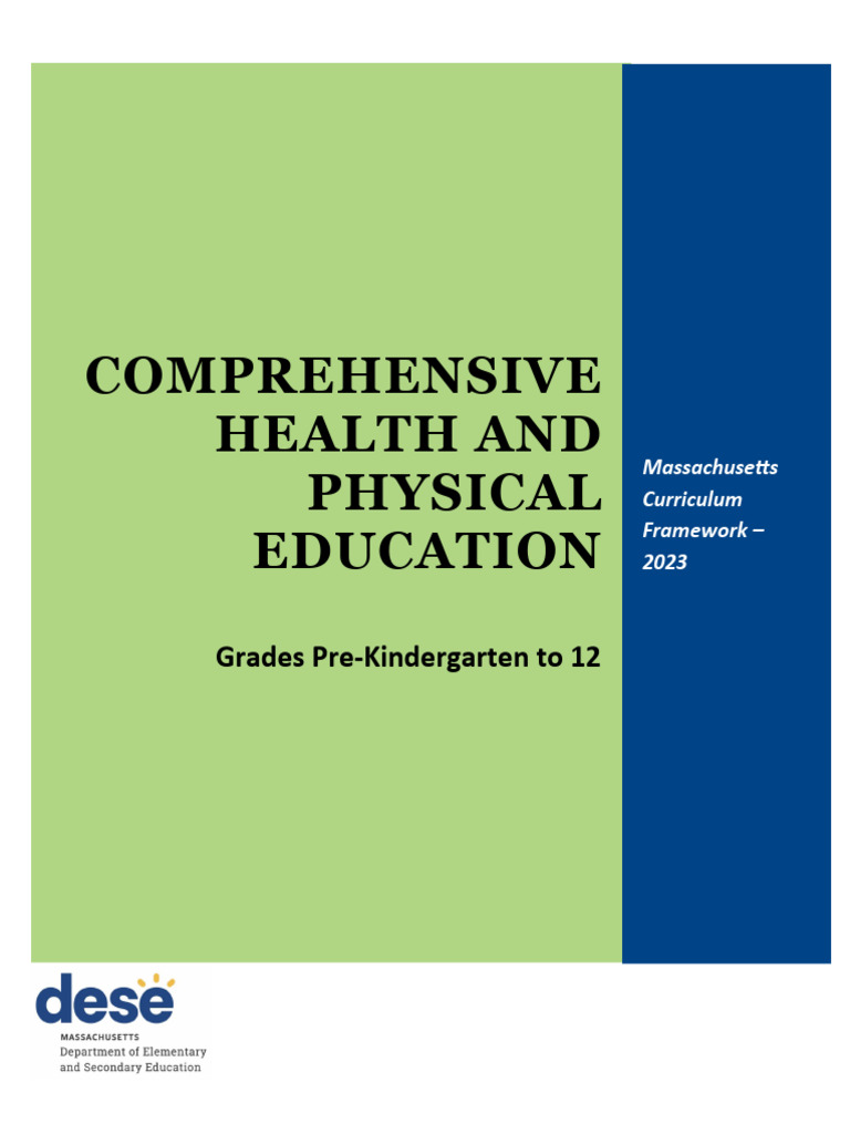 2023 Mass. Health and Physical Education Framework | PDF | Curriculum | Behavior