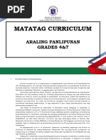 MATATAG Banghay Aralin Sa Araling Panlipunan 7 | PDF