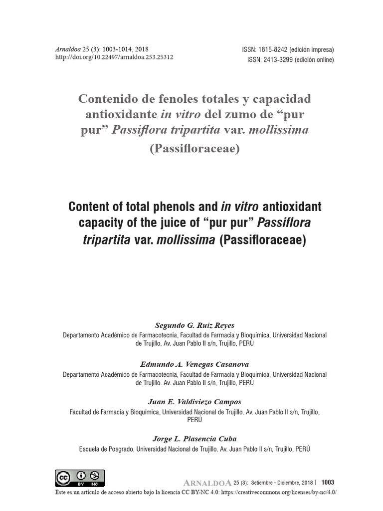 Taxo Extraccion Fenoles | PDF | Química