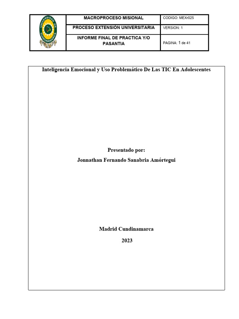 Proyecto de Practicas | PDF | Internet | Tecnología de información y ...