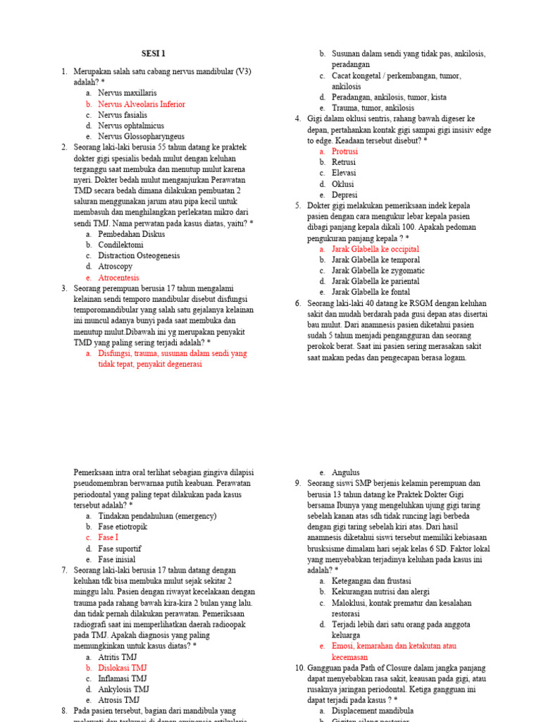 Soal Blok 7 Sesi 1 & 2-11-1 | PDF