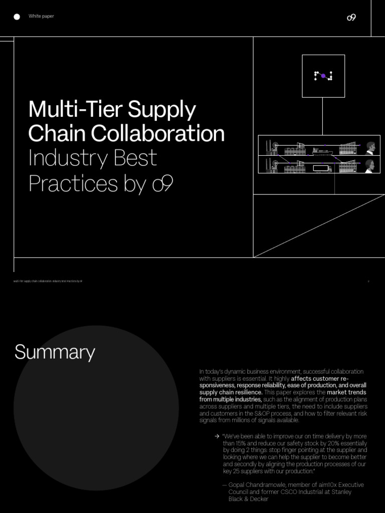 Best Practices in Supplier Collaboration | PDF | Supply Chain | Procurement