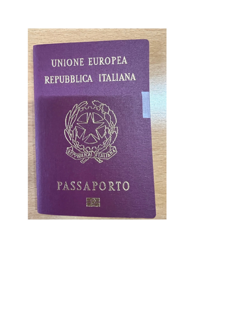 1-Passaporto Valentina Valido | PDF