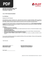 PLDT Home Plan Subscription Contract 2021 | PDF | Subscription Business ...