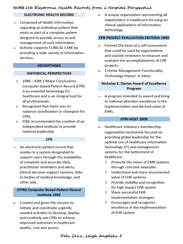Ni 2 Word | Download Free PDF | Electronic Health Record | Health Care