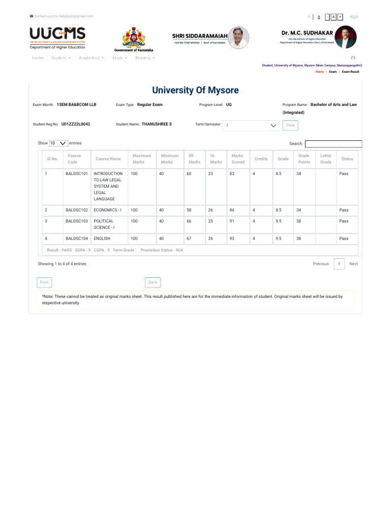 UUCMS - Unified University College Management System | PDF | Academic ...
