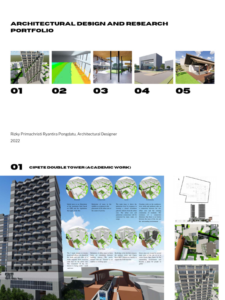 Architectural Portofolio - Univ Stuttgart Application | PDF | Lighting ...